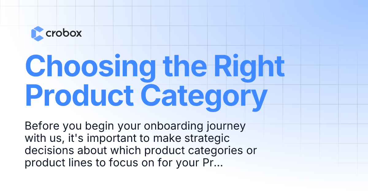 Choosing the Right Product Category | Crobox Documentation