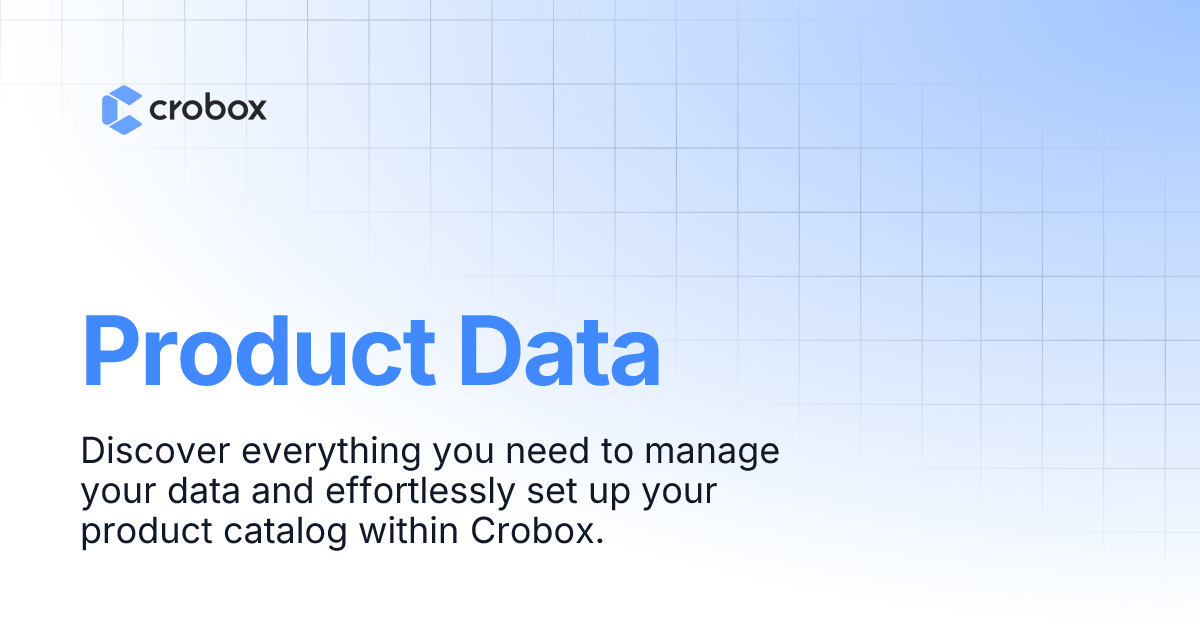 Product Data | Crobox Documentation